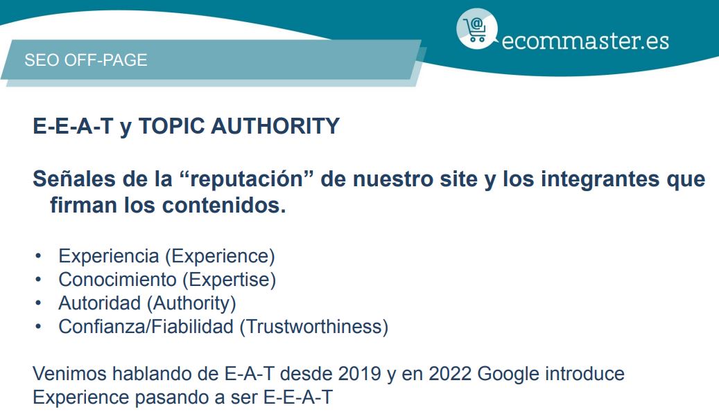 ¿Qué es el EEAT en SEO? Y cómo optimizarlo | Aprende SEO para Ecommerce